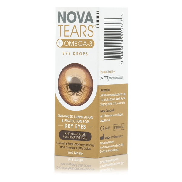 NovaTears+ Omega-3 Eye Drops 3mL