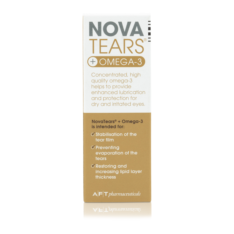NovaTears+ Omega-3 Eye Drops 3mL