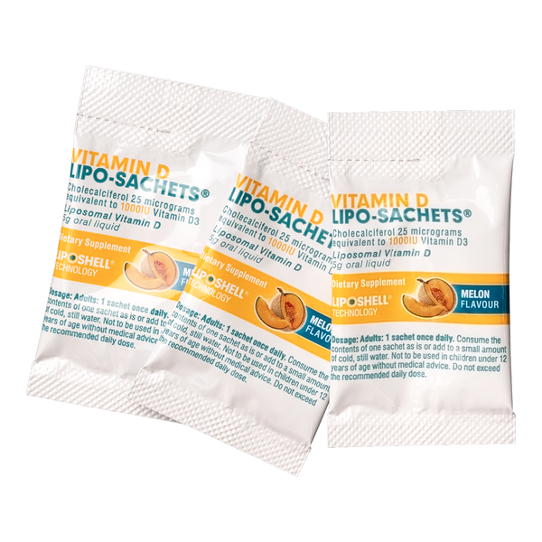 Vitamin D Lipo-Sachets - Melon Flavour - 1000IU